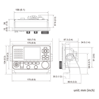 Icom M510 PLUS EVO Fixed Mount VHF with AIS & NMEA2000 | The GPS Store